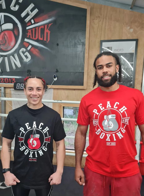 Peach Boxing T-shirts